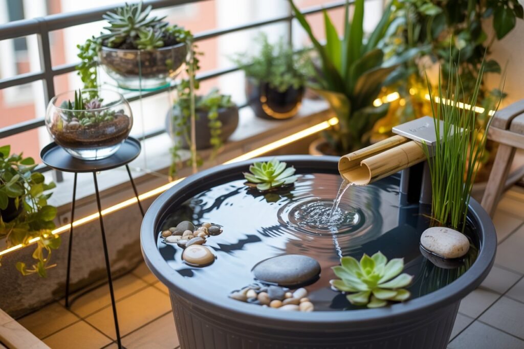 Easy DIY Balcony Pond Ideas for a Small Oasis - thetidyroot.com